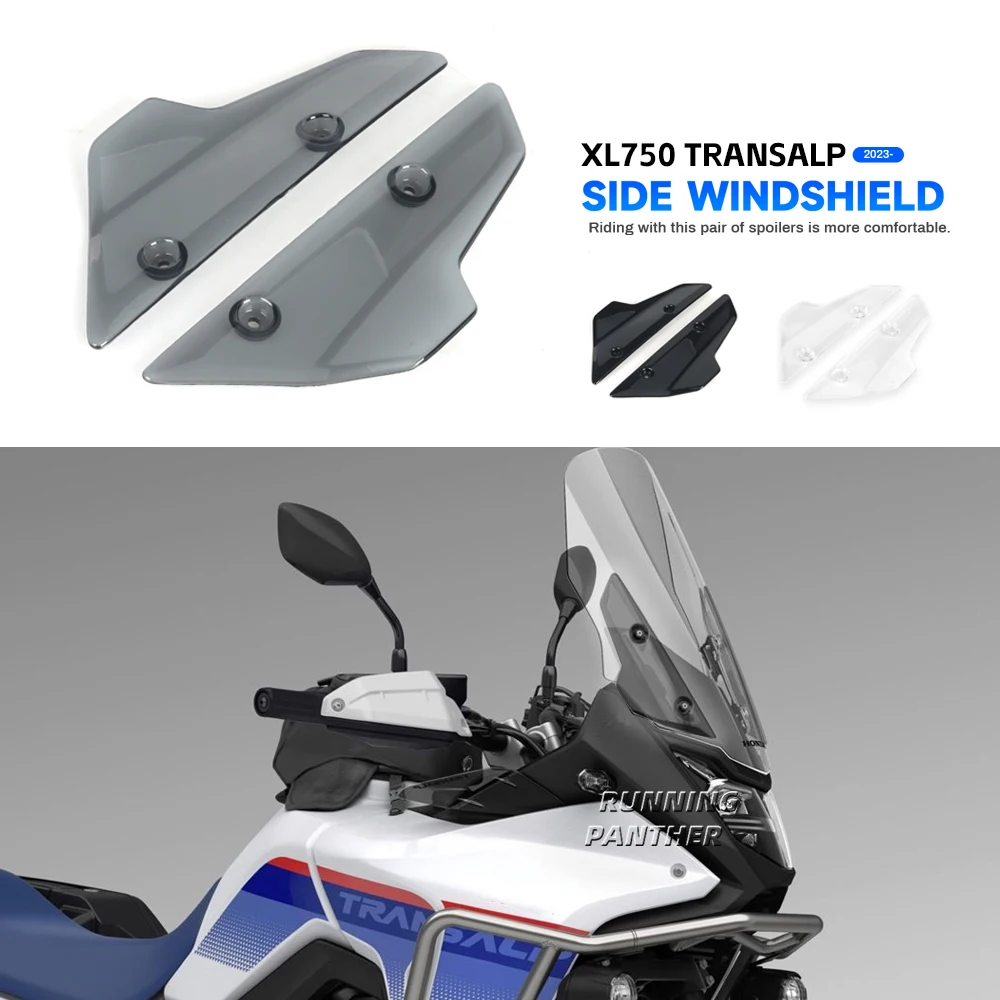 New-Front-Side-Windshield-Windscreen-Deflector-Motorcycle-Accessories-For-HONDA-XL750-TRANSALP ...