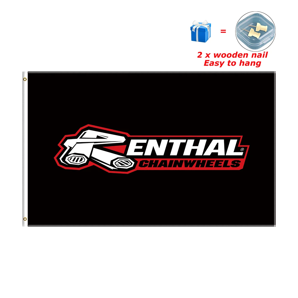 Renthal-Chainwheels-Bandeira-Racing-Motocross-Motocicleta-Bandeira-para ...