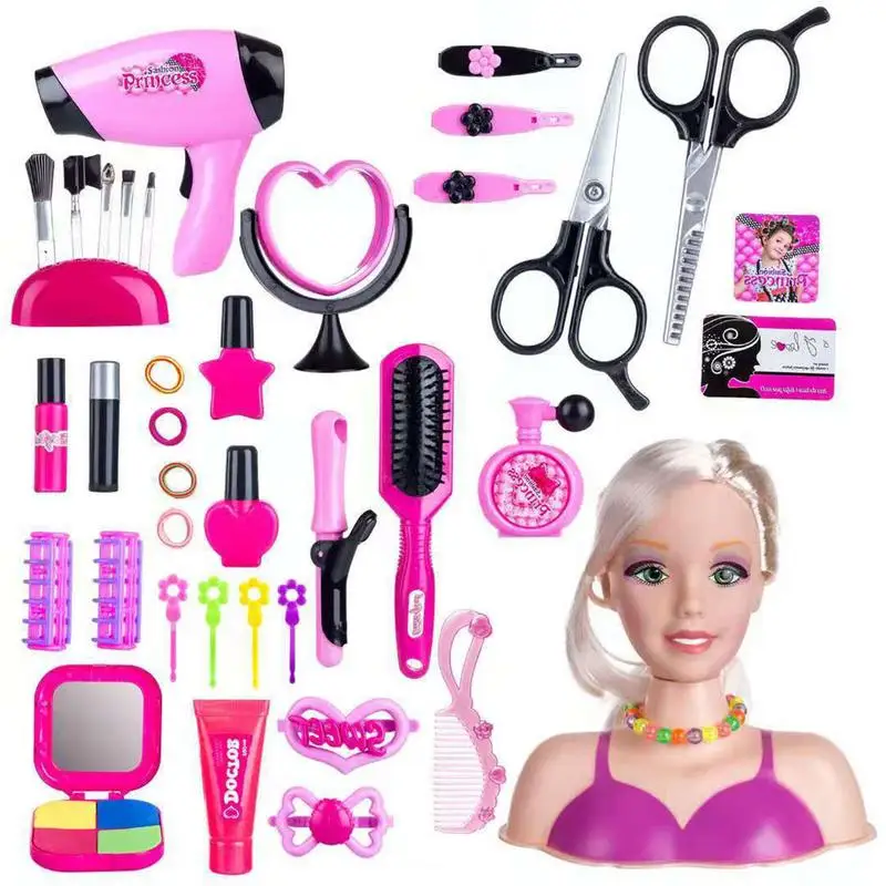 Makeup-Doll-Head-Cosmetic-Hair-Doll-With-Hair-Dryer-Makeup-Doll ...