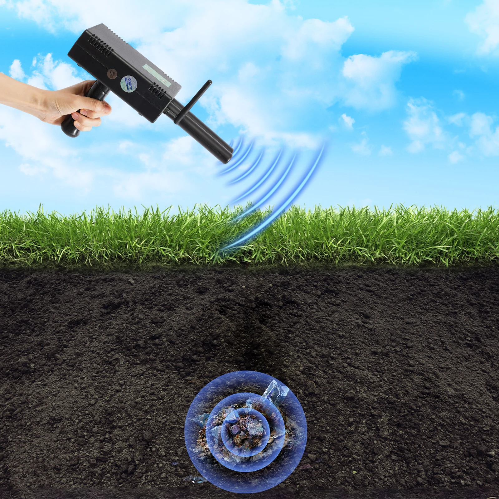 Professional Metal Detector for Gold Silver Copper Diamond,High ...