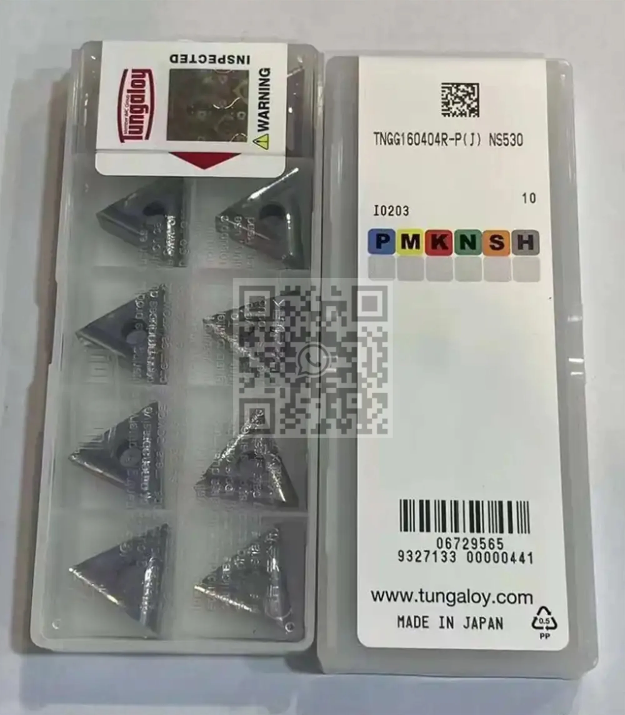 100-Original-TUNGALOY-carbide-insert-CNMG-TNGG-DNMG-NS530-Cermet ...