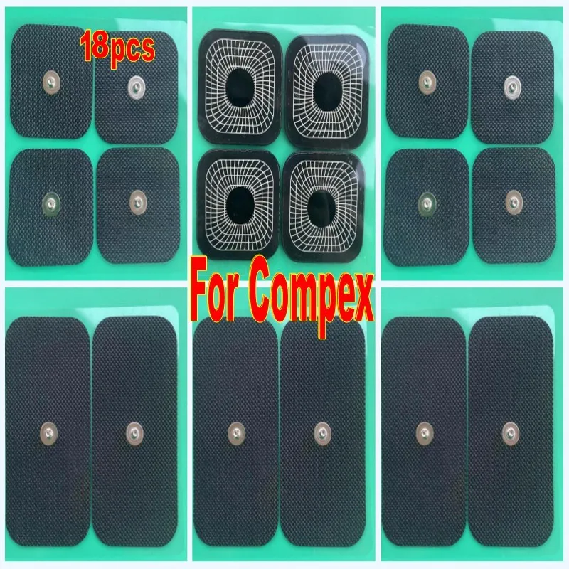 20pcs-New-Self-Adhesive-TENS-Electrode-Square-Larger-Studded-Pads-for-Compex-Muscle-Stimulator ...
