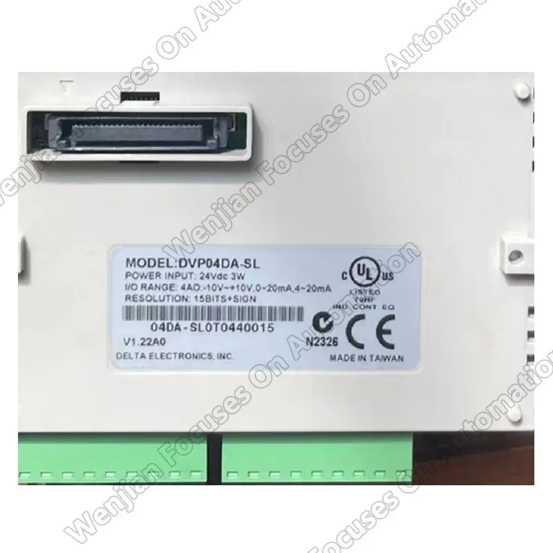 DVP04AD-SL DVP04DA-SL DVP-S série analógico unidade de entrada e saída controladores ...