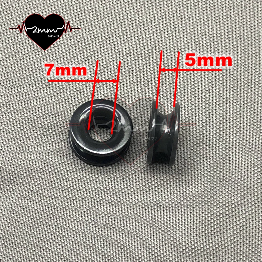 R7x5 hard anodize with PTFE coating low friction rings for sailing ...
