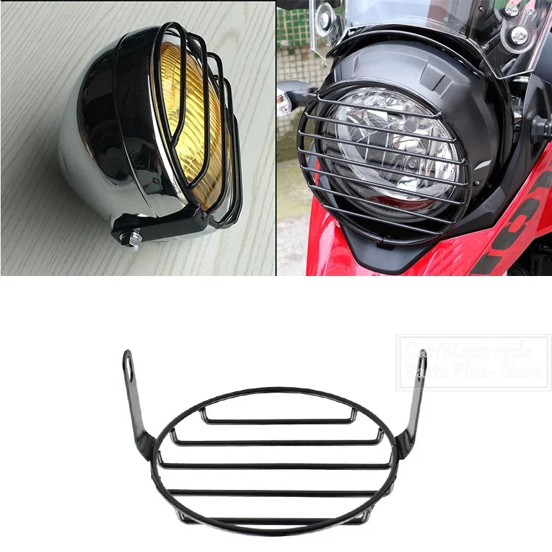 Motorcycle-Headlamp-Cover-Mesh-Cover-Mask-Vintage-Refitting-Headlight ...