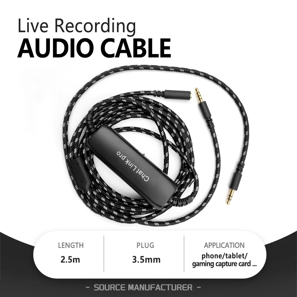 2025 Hot Selling Chat Link Pro Audio Cable For Elgato Hd60 X Hd60s ...