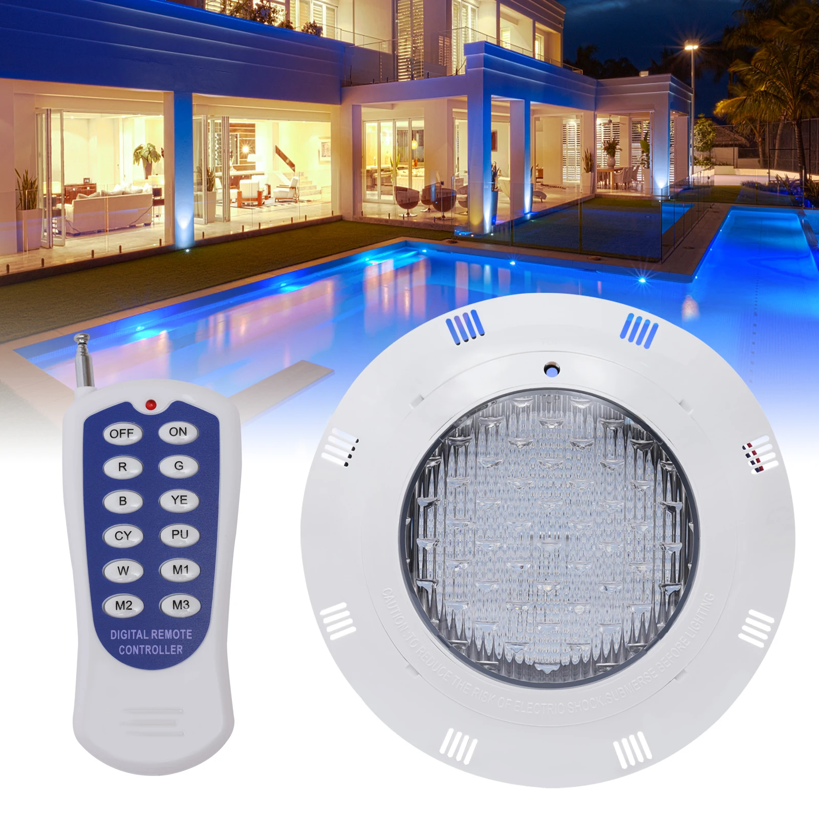 Luz-LED-subacu-tica-RGB-para-piscina-l-mpara-subacu-tica-con-control ...