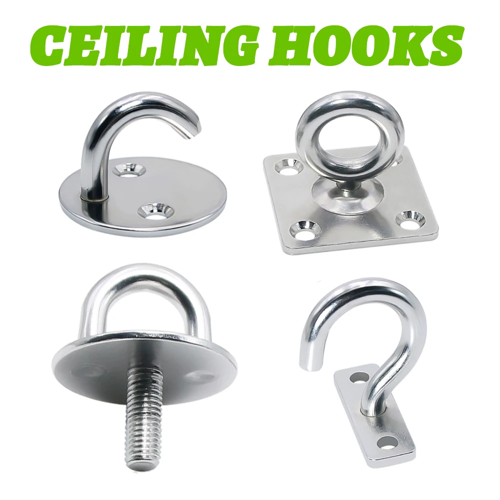 SUS304 Stainless Steel Heavy Duty U-Shaped Hook Ceiling Hanger for Home ...