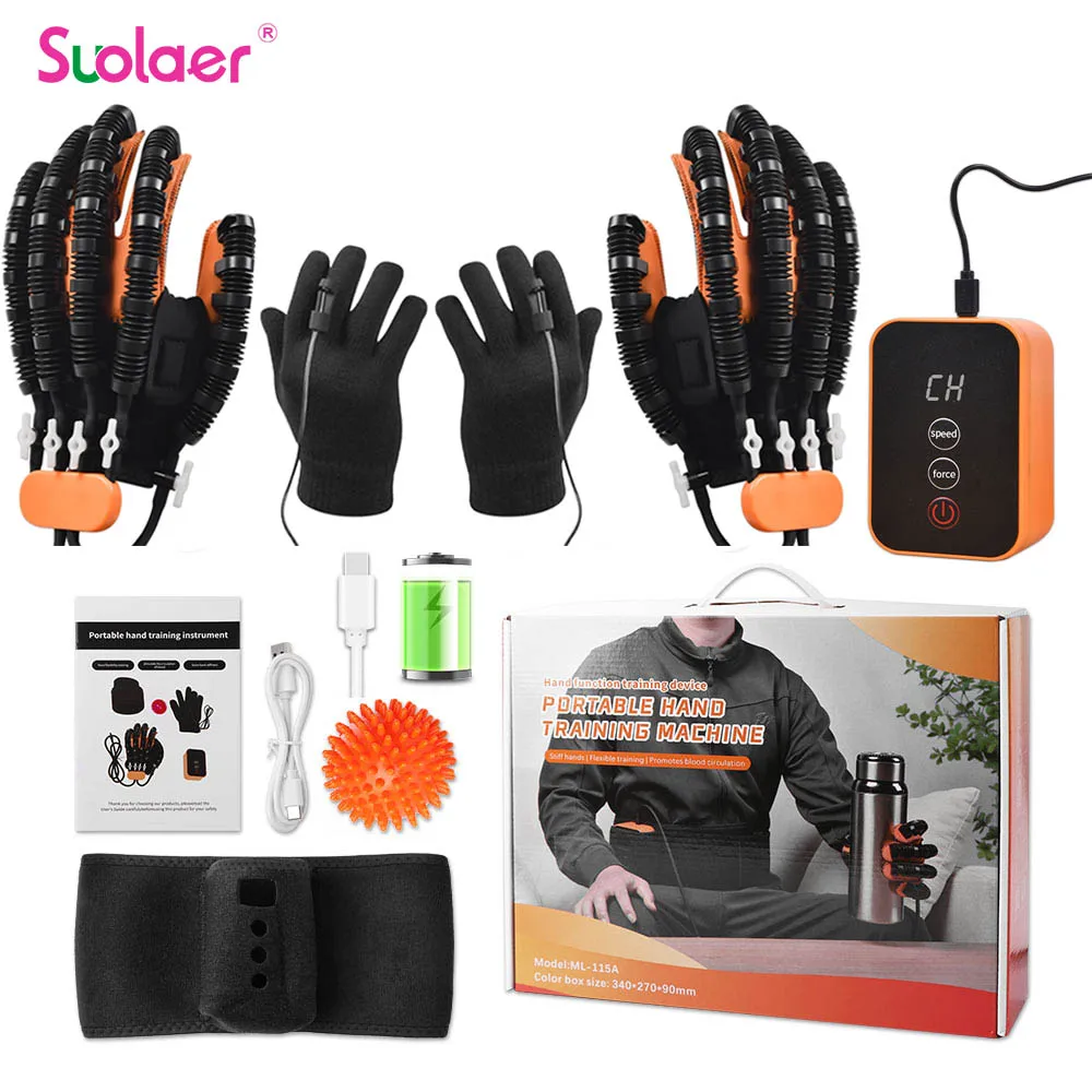 USB-Portable-Hand-Rehabilitation-Physiotherapy-Robot-Gloves-Stroke ...