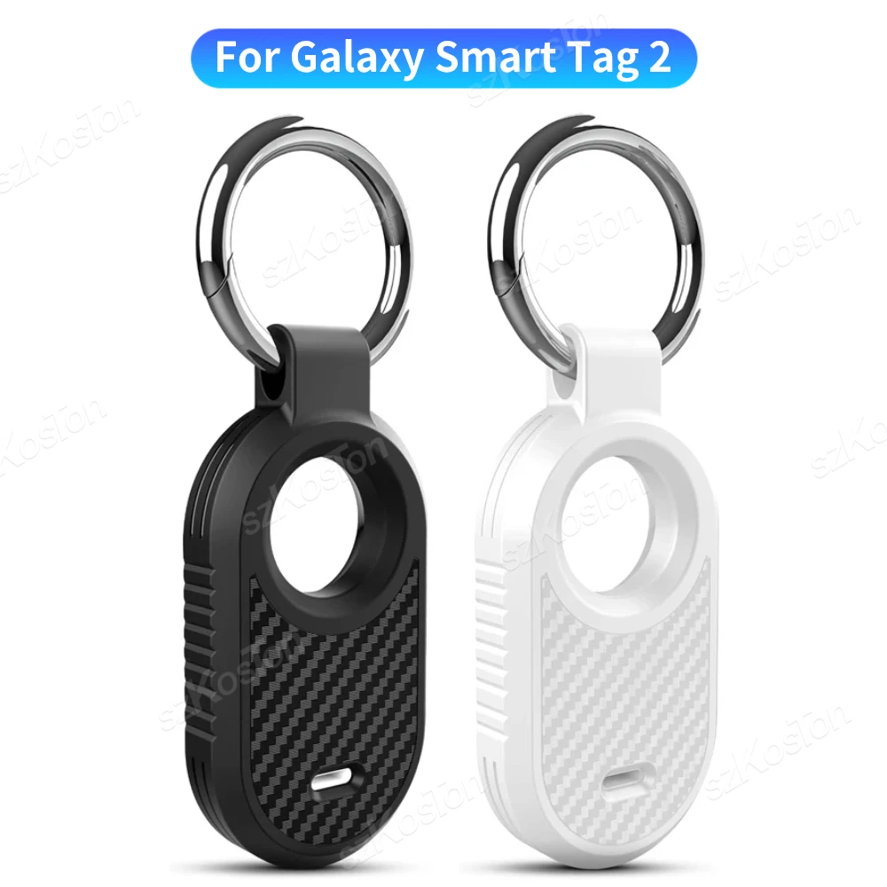 TPU Protective Case for Samsung Galaxy SmartTag2 with Keychain Smart ...