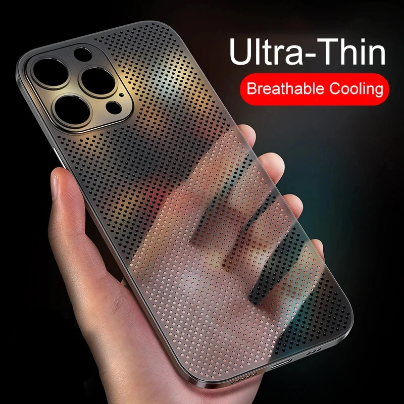 For-Hard-Breathable-Cooling-Shockproof-Cover-Ultra-Thin-Matte-Mesh ...