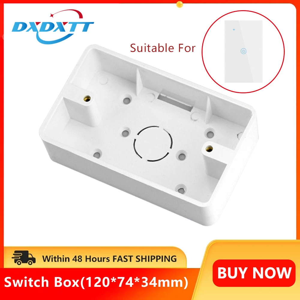 DXDXTT-Switch-Socket-Box-Adjustable-Mount-Back-Box-for-120-74-34mm-US ...