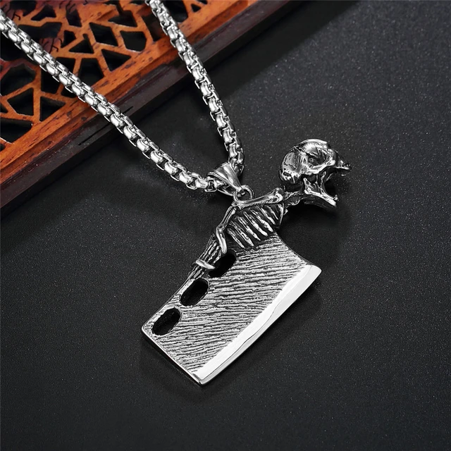 Dead Mayhem Skull Necklace