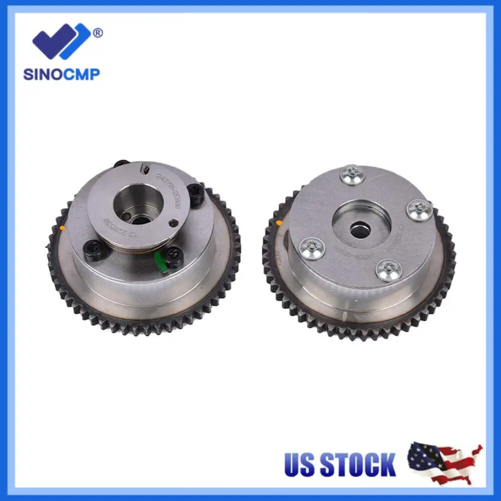 2pcs-set-CVVT-Intake-and-Exhaust-Camshaft-Gear-Sprocket-243502E001 ...