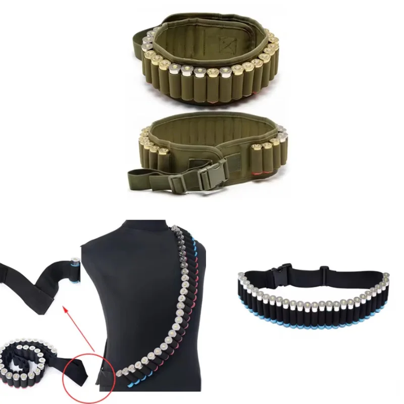 27-Rounds-Shotgun-Bullet-Belt-Adjustable-Shotgun-Bullet-Carrier-Ammo ...