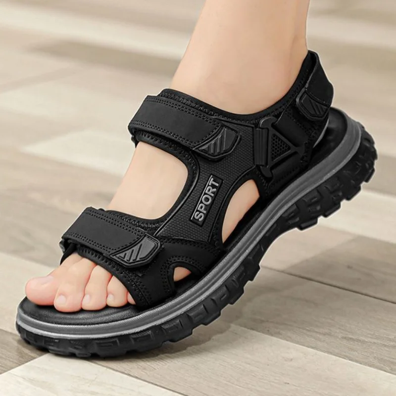 Breathable Rubber Plastic Man Sandals Open Toe Shoes for Men Summer ...