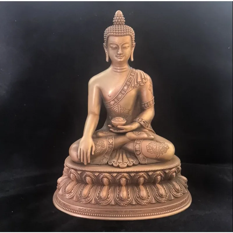 Small bronze Buddha statue of Shakyamuni Buddha, ornament for home use ...