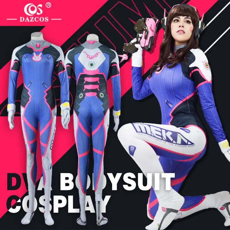 DAZCOS-Women-s-Game-Cosplay-Costume-Blue-Bodysuit-with-Detached-Gloves ...