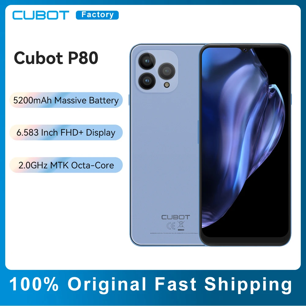 Cubot-tel-fono-inteligente-P80-versi-n-Global-Smartphone-con-pantalla ...