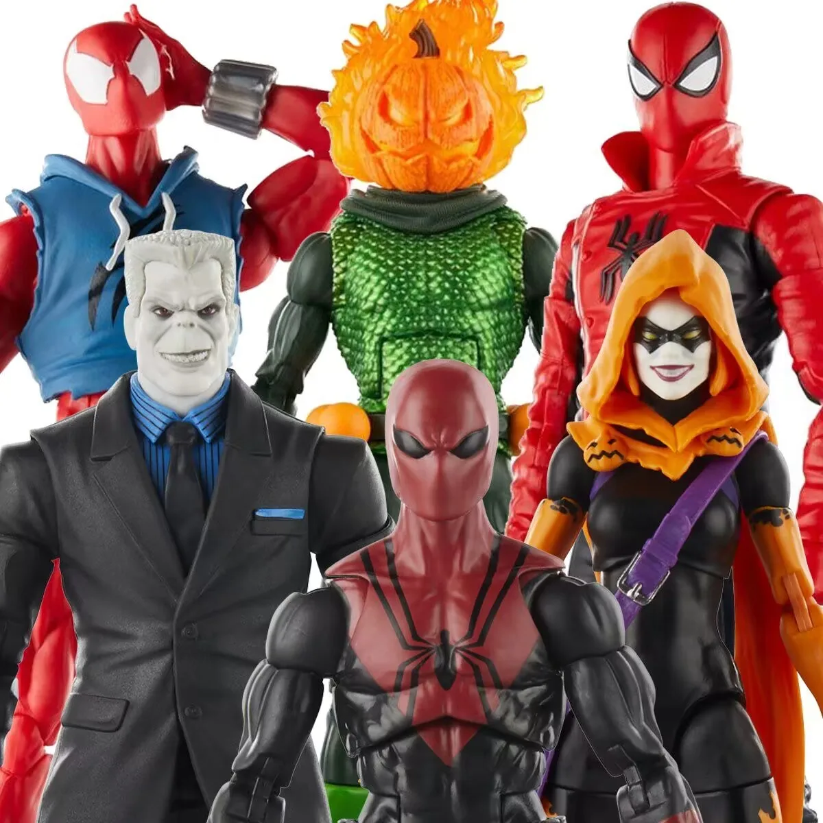 Marvel-Legends-Retro-Spider-shot-Scarlet-Last-Stand-Spiderman-Jack-O ...