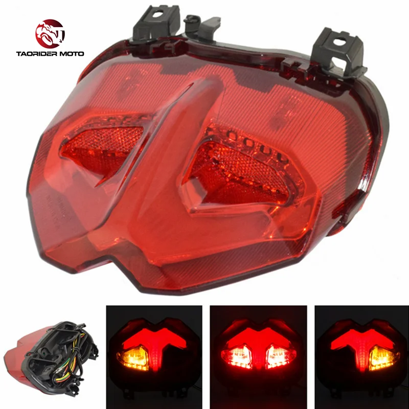 E mark luz trasera de freno, intermitentes, luz LED integrada para ...