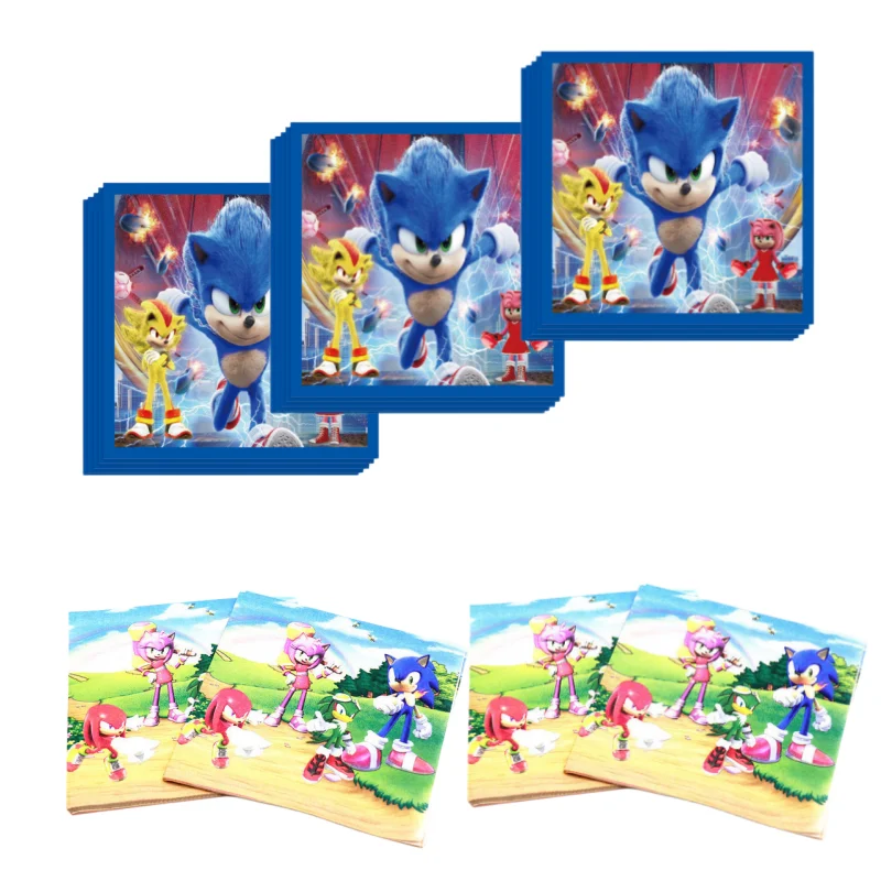 Funny Sonic Game Party Decoratio Supplies Kids Toys Birthday Gifts ...
