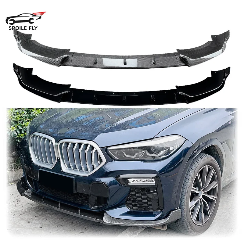 3X-2019-2020-2021-2022-For-Bmw-X6-G06-M-Sport-Front-Bumper-Lip-Splitter ...
