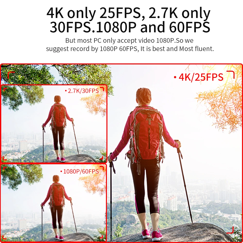 Caméra d'action 4K avec télécommande WiFi,révélant Go étanche,Pro 30M ...