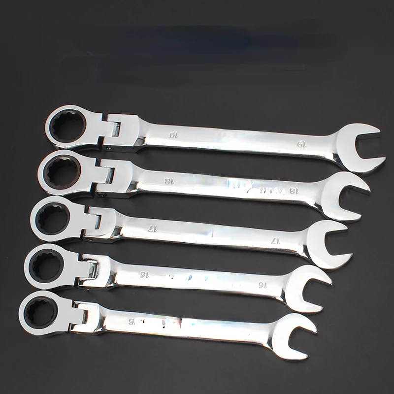 Ferramenta de catraca de dupla finalidade com cabeça flexível ...