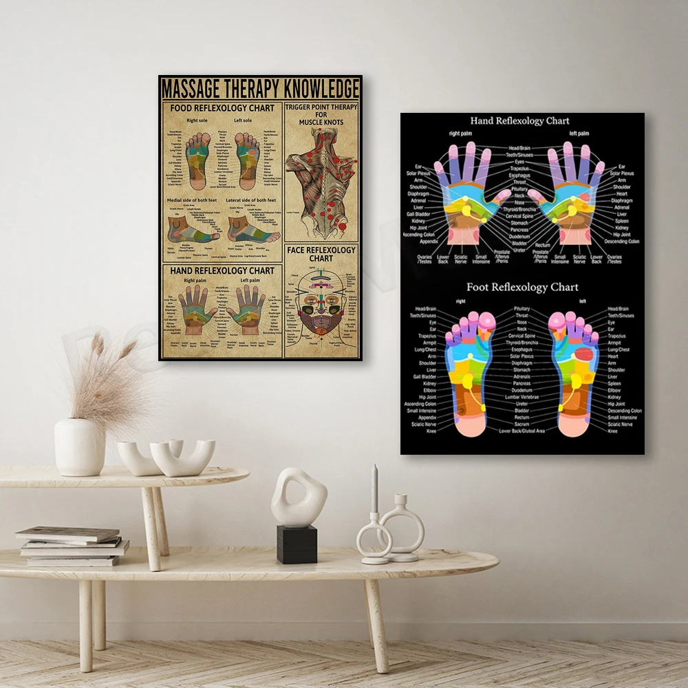 Massage therapy knowledge foot reflexology trigger point therapy art ...