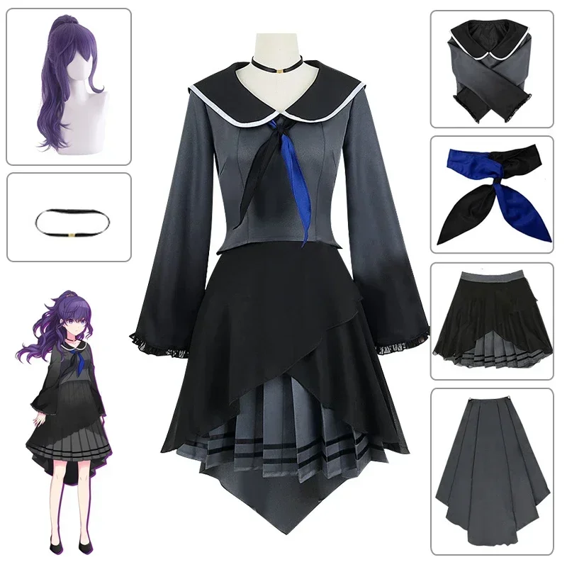 ANIMECC Asahina Mafuyu Cosplay Costume Wig Anime Project Sekai Colorful ...