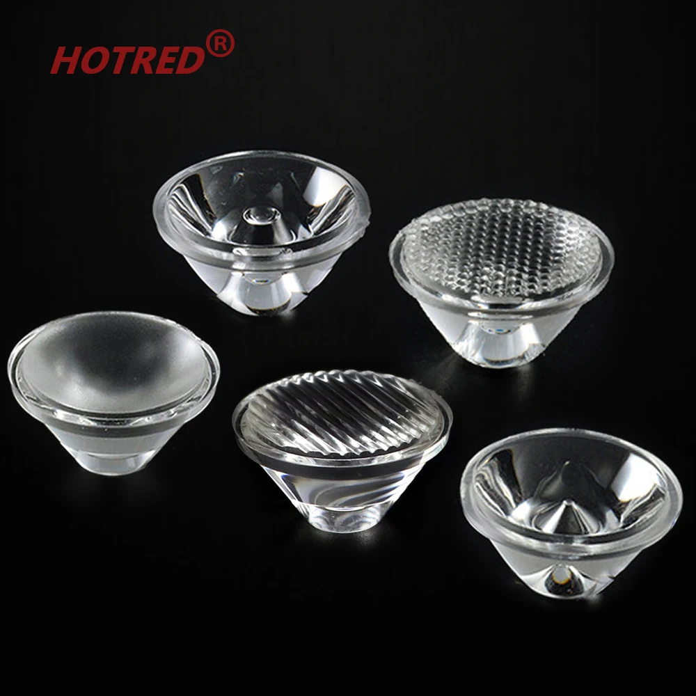 Lente-LED-de-20mm-1W-3W-5W-Reflector-ptico-de-PMMA-colimador-de ...