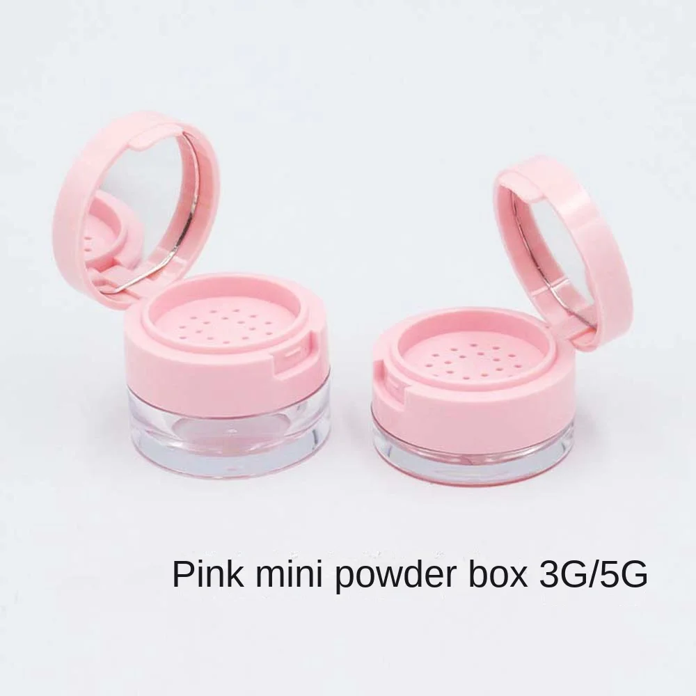 Lightweight-Mini-Loose-Powder-Jar-with-Sieve-Plastic-Bulk-Powder-Box ...