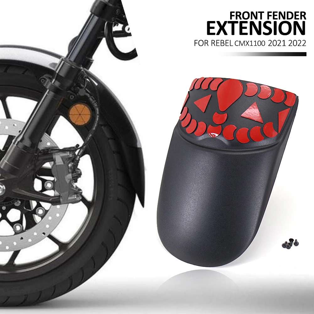 Motorcycle Lengthen Front Fender Front Wheel Extension Fender Mudguard ...