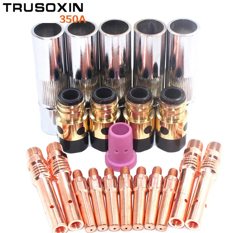 45pcs-350A-MIG-MAG-Gun-accessories-MIG-shield-Cups-gas-diffuser ...