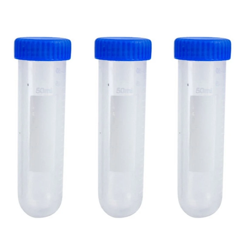 3Pcs-Clear-50ml-Centrifuge-Tubes-Set-Lab-Test-Container-Graduated ...