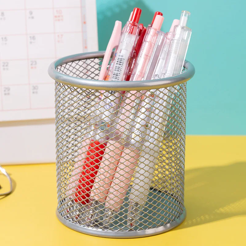 Wire Mesh Pen Holder (Various) - TidyPals.co.uk