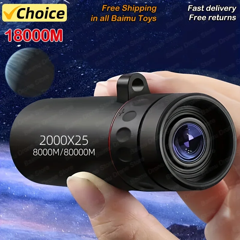 10000M-High-Power-2000X25-Monocular-Telescope-Portable-Hd-Magnifier-for ...