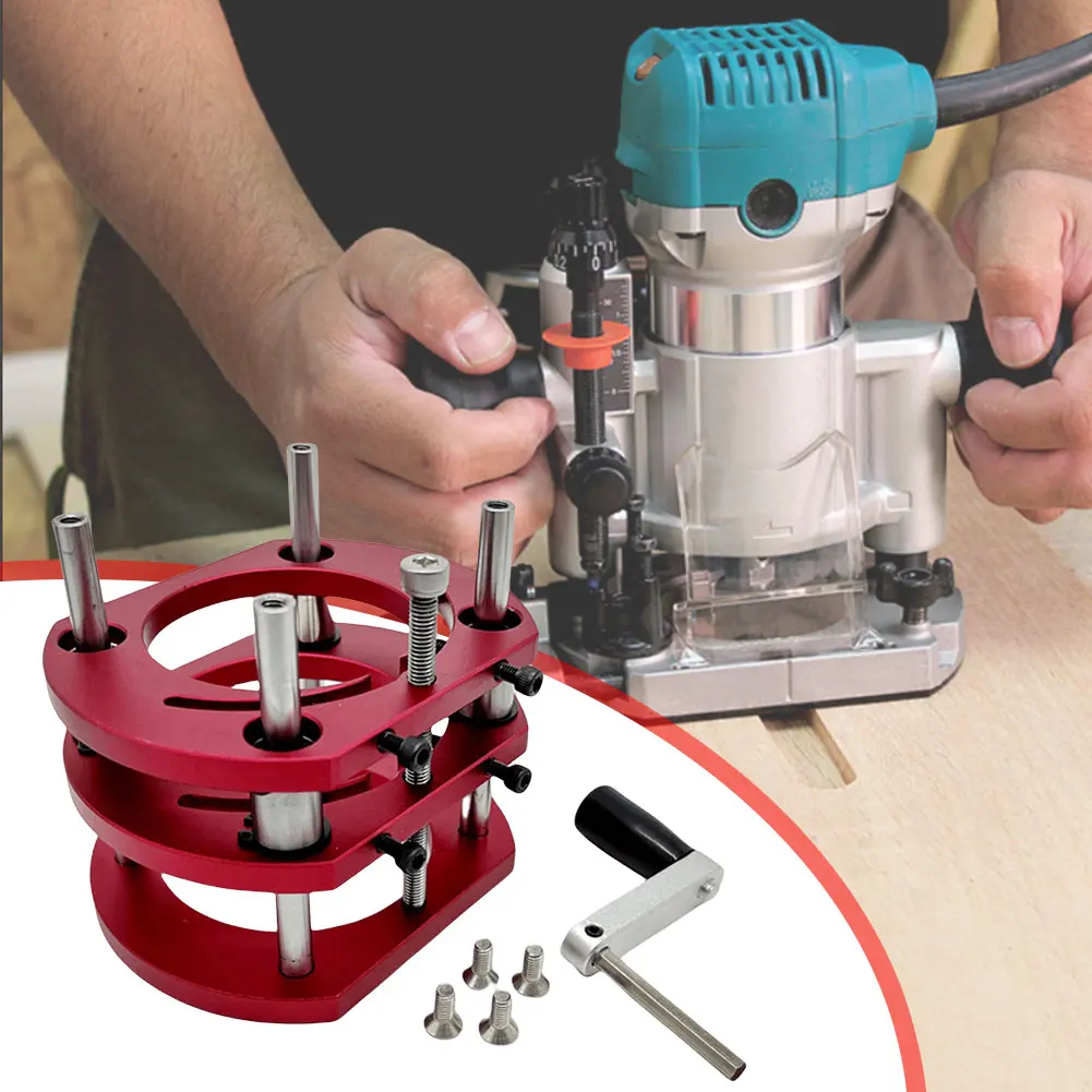 Router-Lift-Base-Router-Table-Saw-Insert-Base-Aluminum-Alloy-Adjustable ...