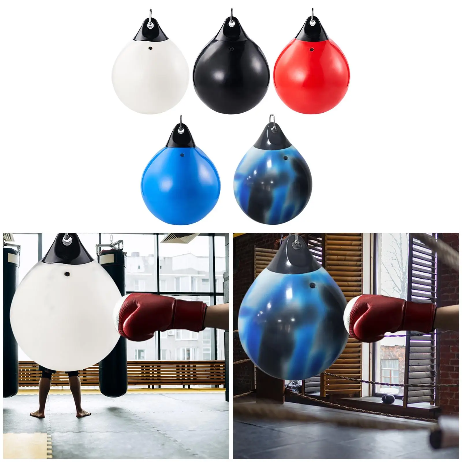 Water-Heavy-Bag-Leakproof-Water-Filled-Boxing-Bag-Training-Equipment ...