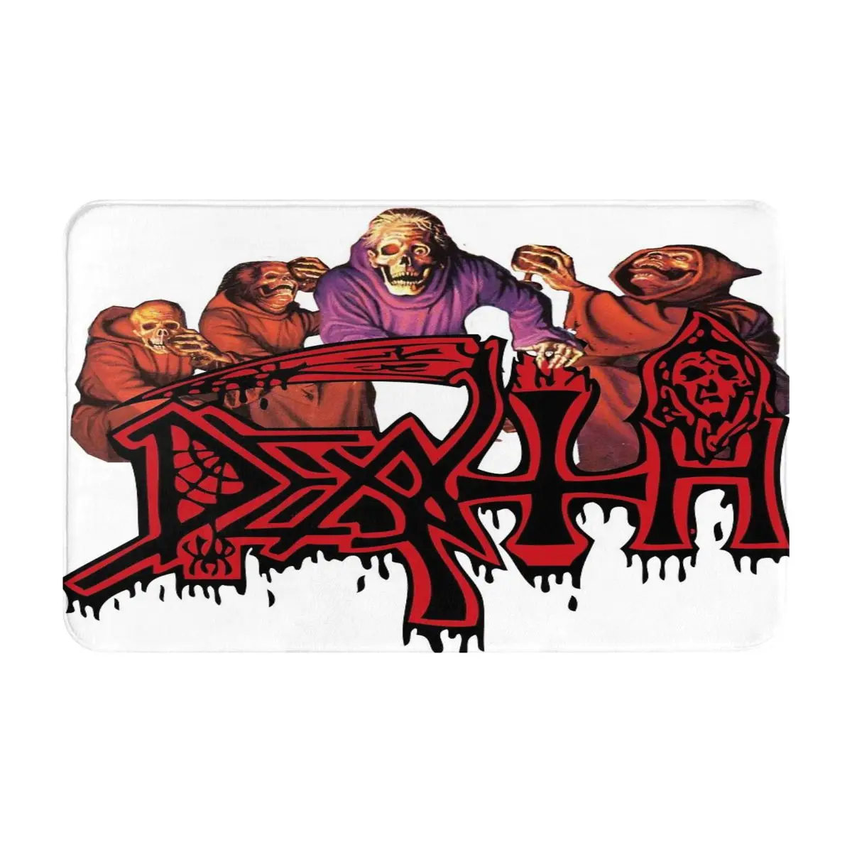 Death-Scream-Bloody-Gore-Death-Metal-Porch-Creative-Design-Door-Mat-Rug ...
