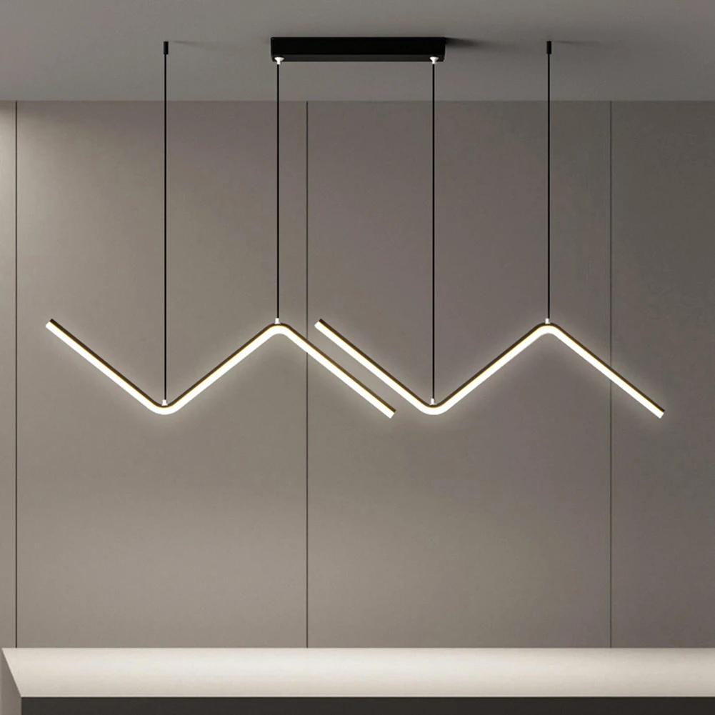 LED-Wave-Pendant-Light-Nordic-Hanging-Light-35-In-Modern-Pendant-Lamp ...