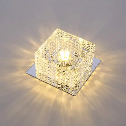 Warm White/Cool White/RGB Clear Crystal Led Ceiling Lights 3W/5W 110V ...
