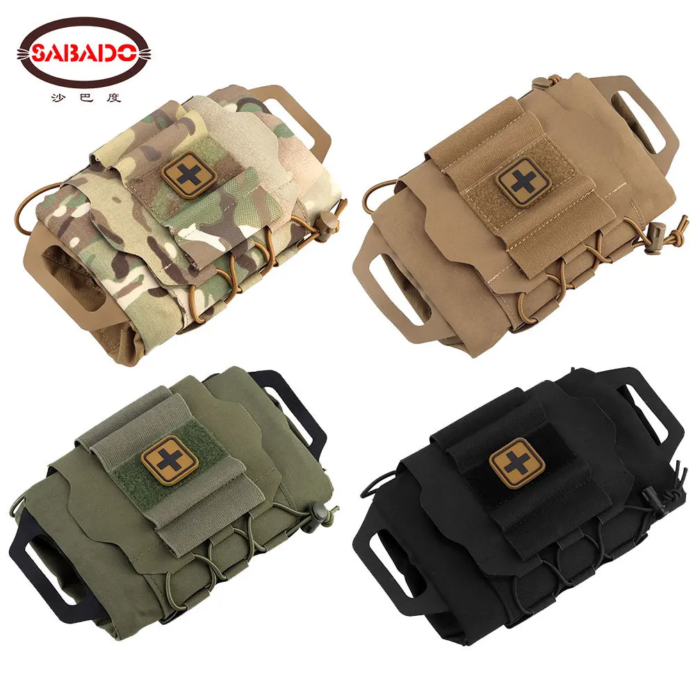 Tactical Reflex IFAK Pouch Two Piece System Roll&Carrier Bag Medical ...