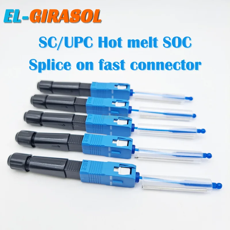Fiber-Optical-SC-UPC-Fast-Connector-10-100Pcs-Quick-Adapter-Optical ...