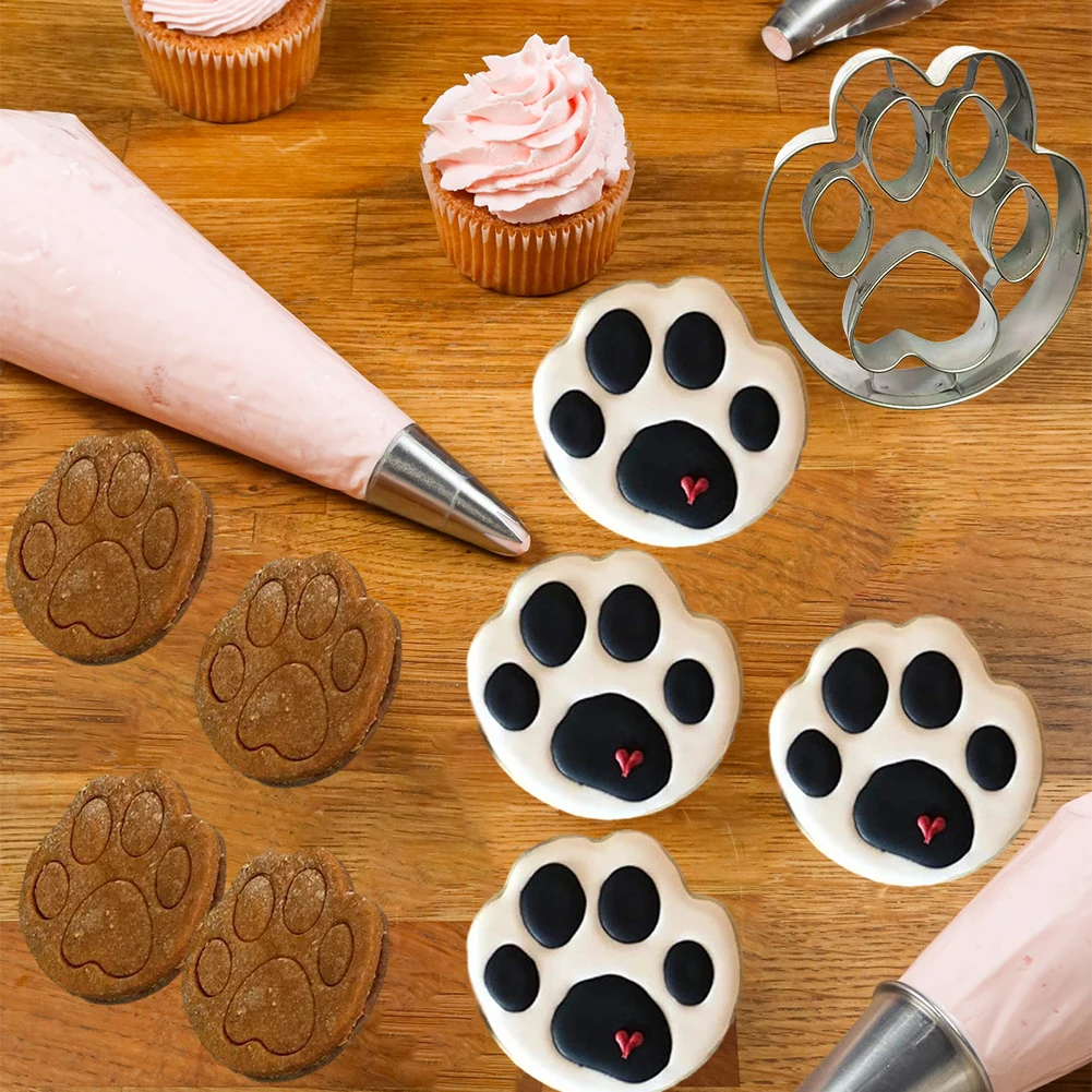 Stainless-Steel-DIY-For-Baking-Cute-Dog-Paw-Cake-Fondant-Easy-To-Clean ...