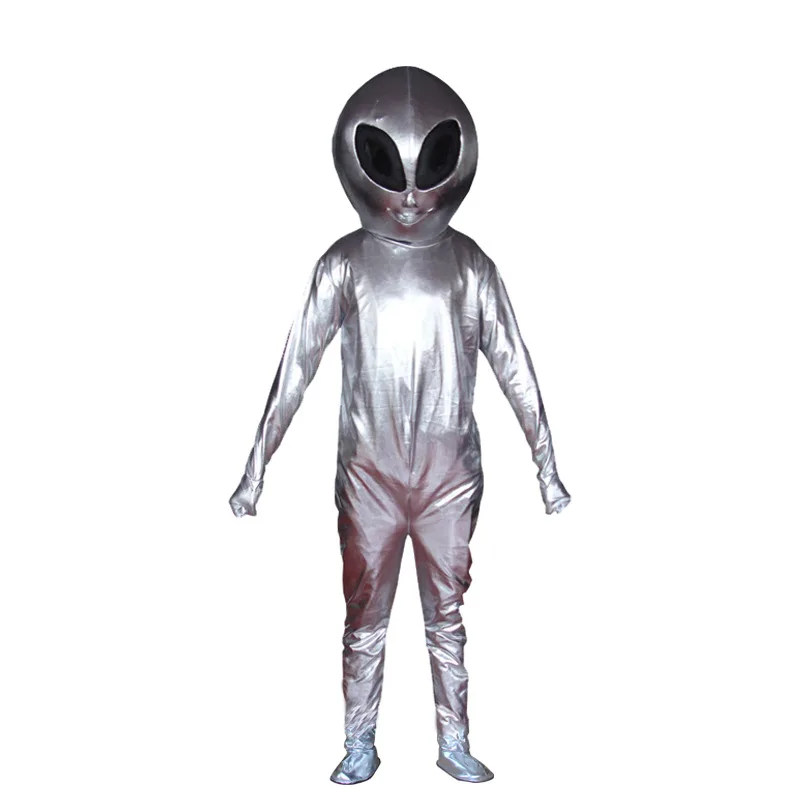 Disfraz de Alien de dibujos animados de plata para niños, ropa de ...