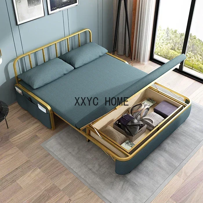 Sof-cama-plegable-inteligente-extra-ble-moderno-individual-peque-a-Convertible-para-sala-de ...