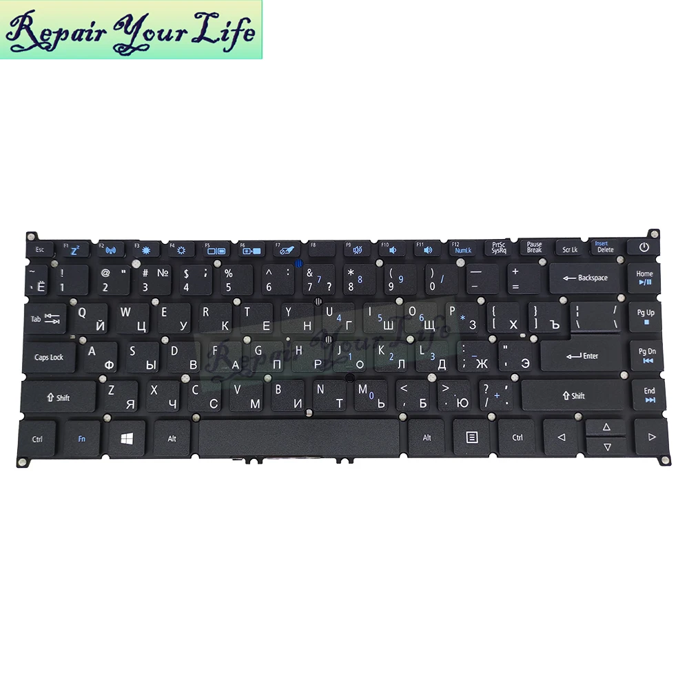 US-English-RU-Russian-Keyboard-for-Acer-TravelMate-P214-TMP214-53 ...