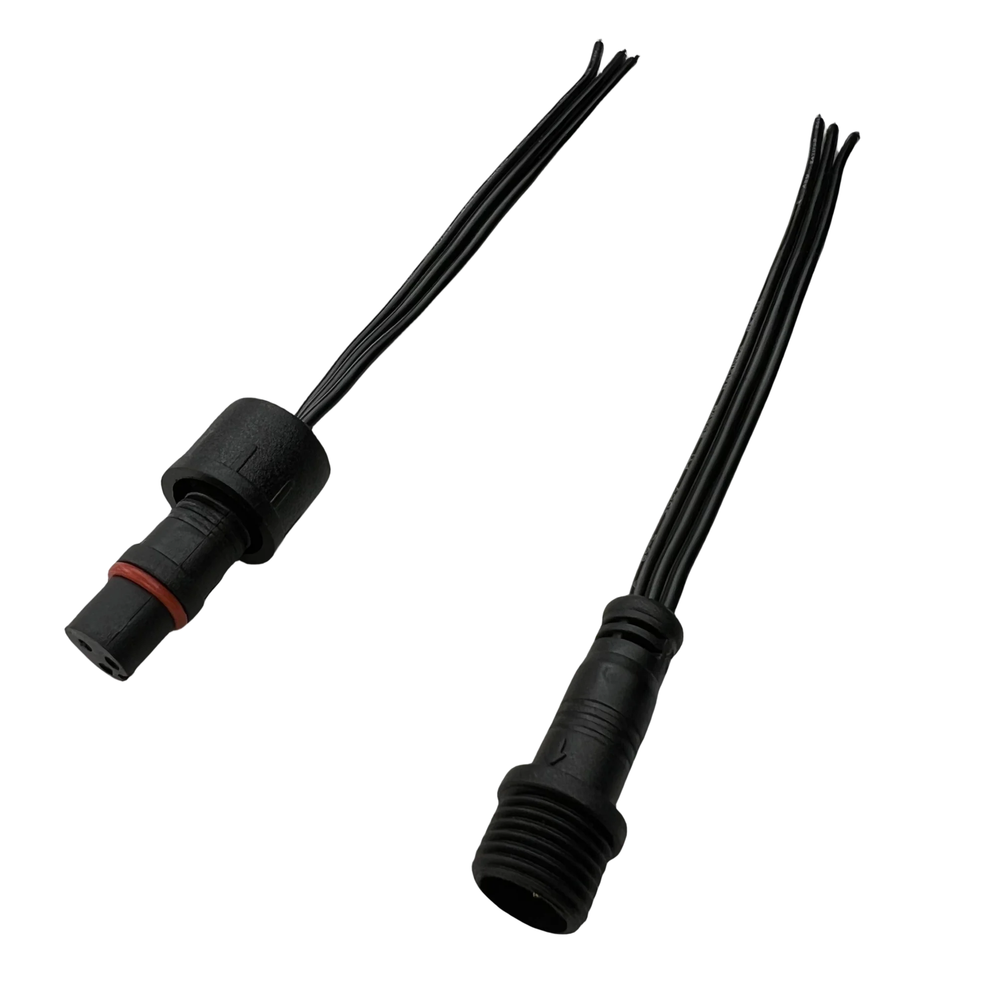 20AWG-Flat-Wire-Mini-xConnect-3-Core-BLACK-Waterproof-Pigtail-15cm-Long ...